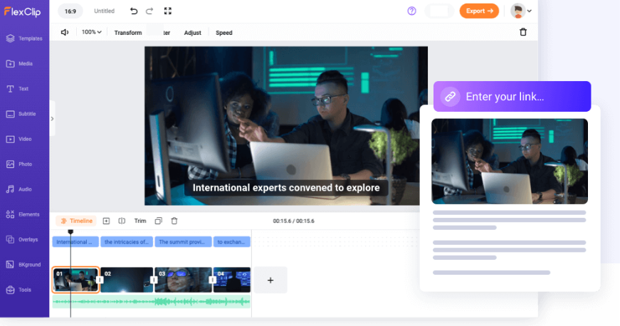 FlexClip Plus - クラウドベースのAI動画編集ツール｜ソースネクスト